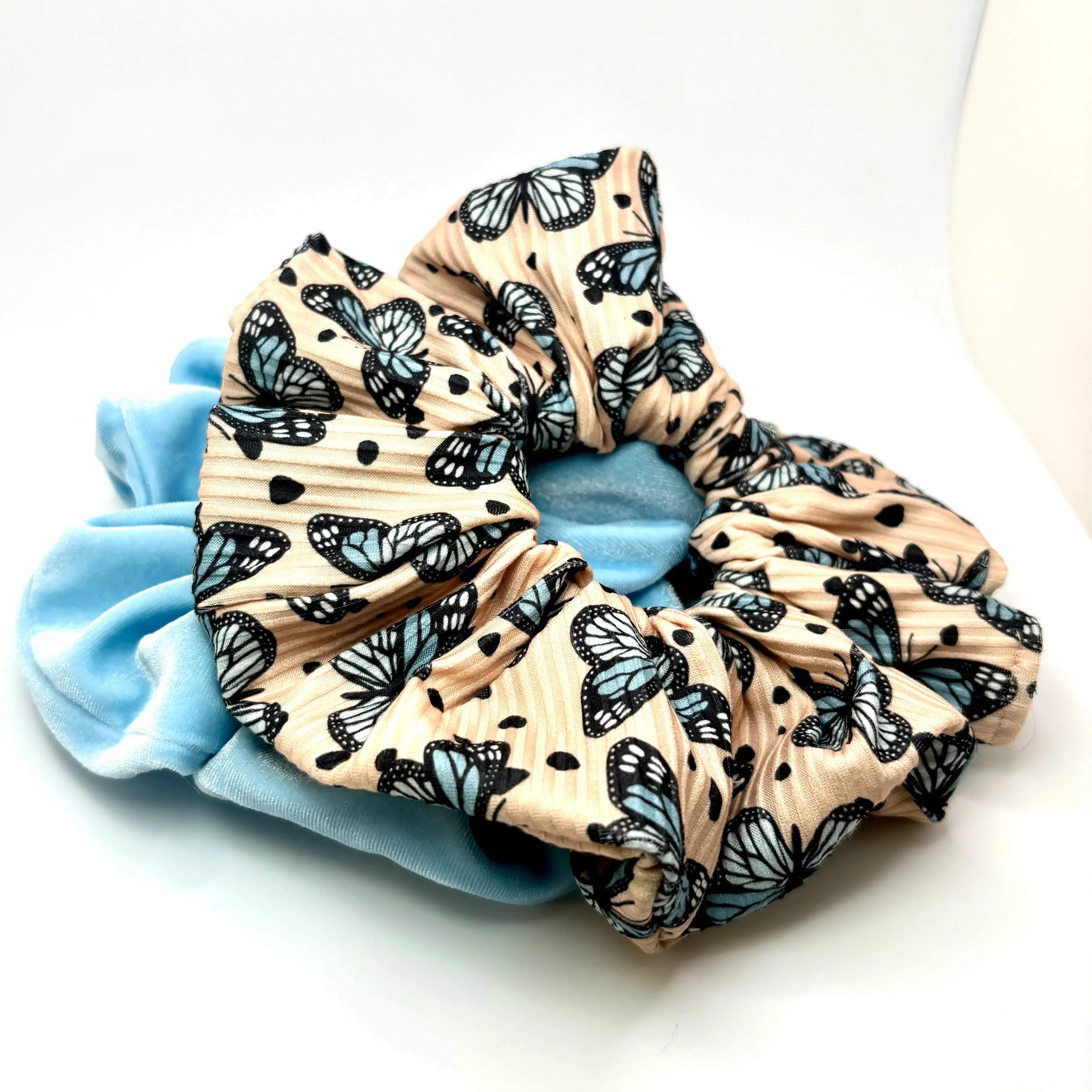 Blue Butterfly Summer Scrunchie Set - Enchanted Scrunch