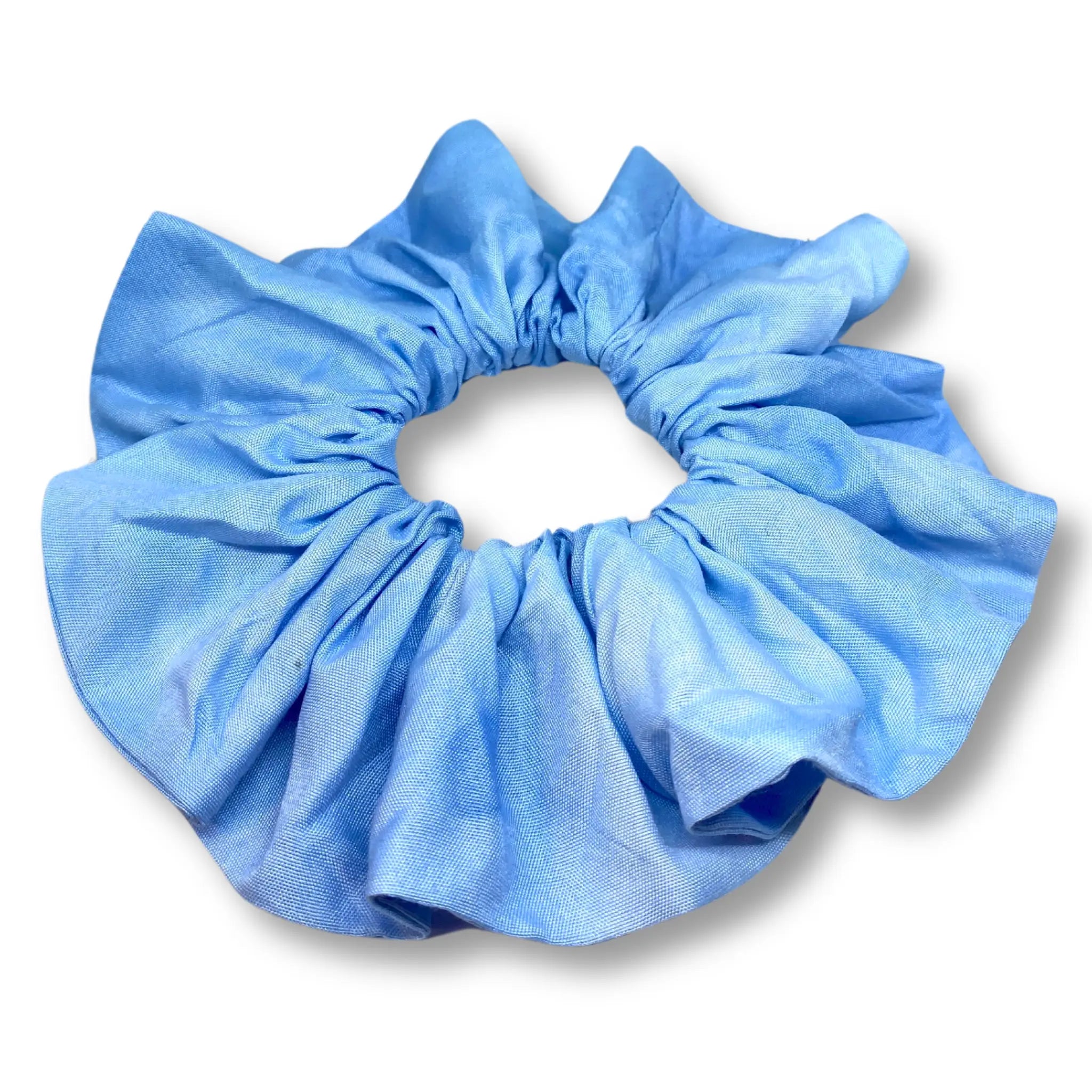 Light Blue Knit Scrunchie - Enchanted Scrunch