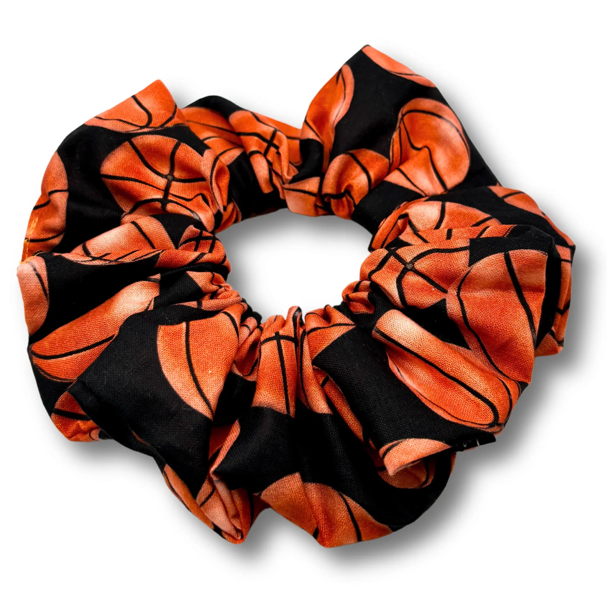 Black Basketball Scrunchie – Enchanted Scrunch