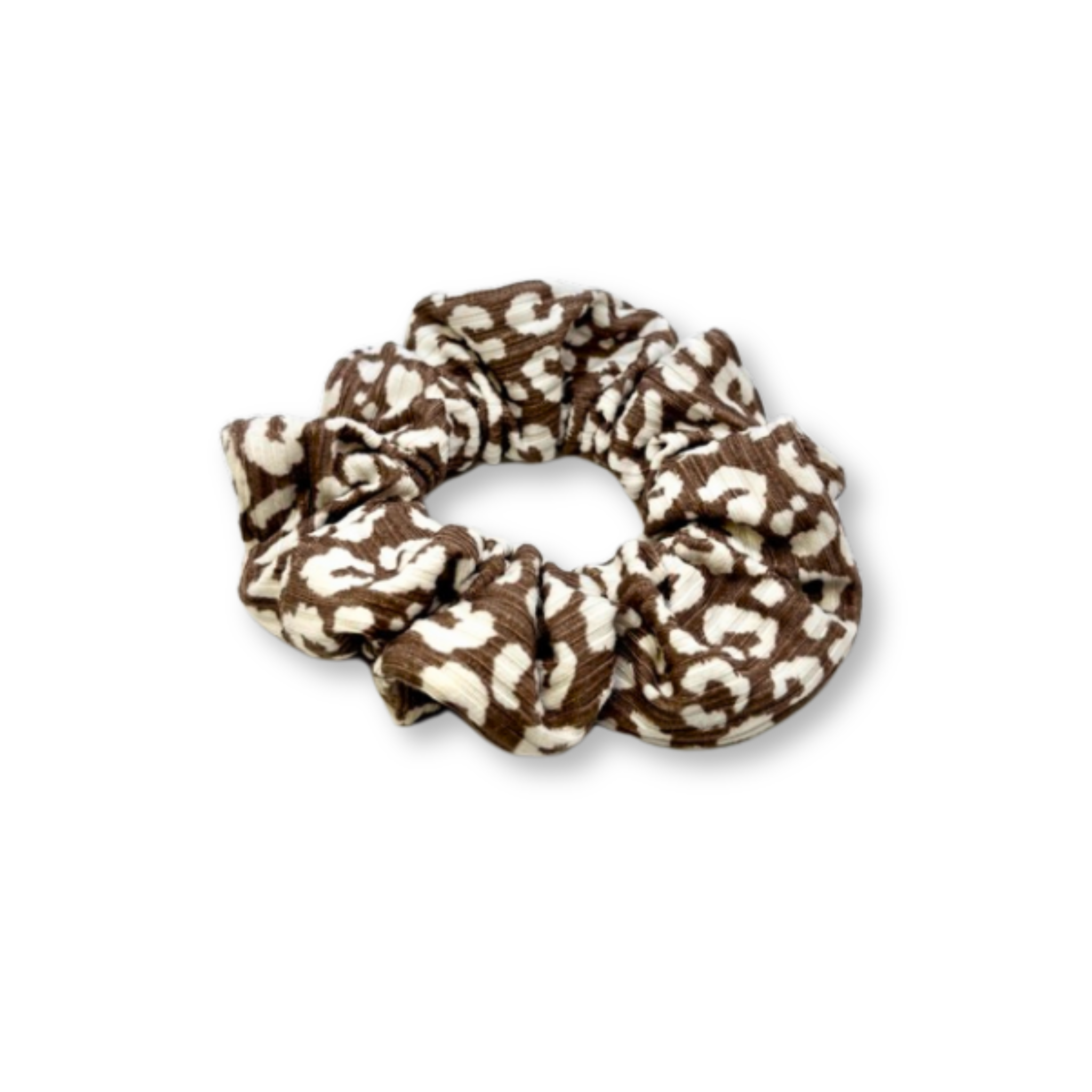 Mini Hazel Cheetah Ribbed Scrunchie – Enchanted Scrunch