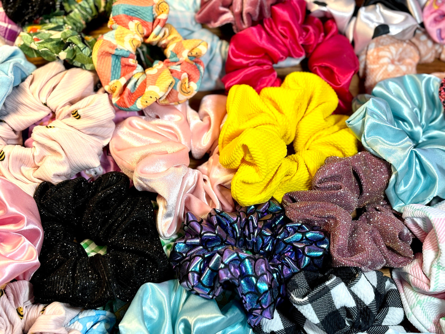 Enchanted Scrunch, unbreakable oversized scrunchies & mini scrunchies
