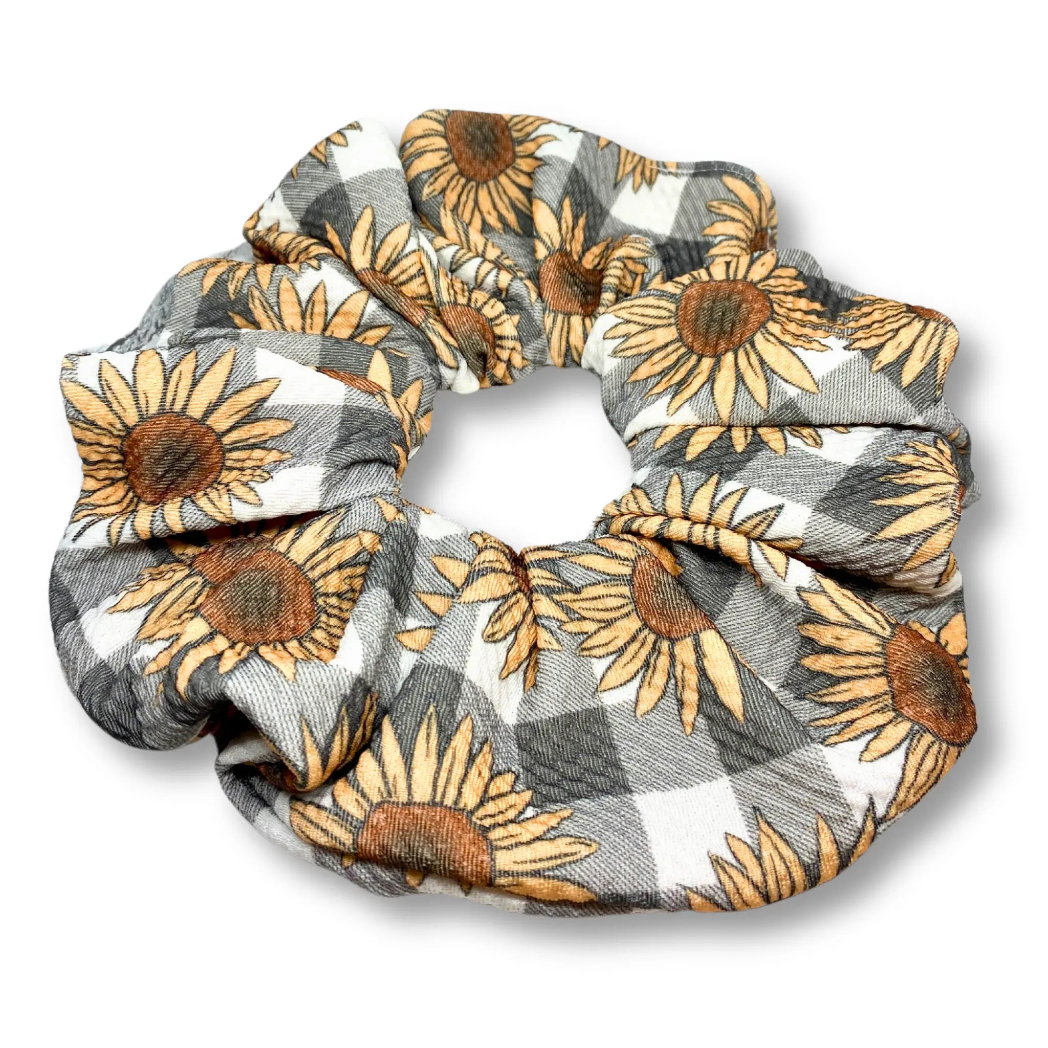 Buffalo Sunflower Bullet Scrunchie - Enchanted Scrunch