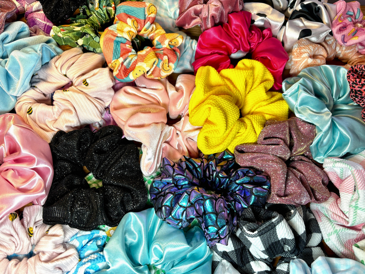 Enchanted Scrunch, unbreakable oversized scrunchies & mini scrunchies