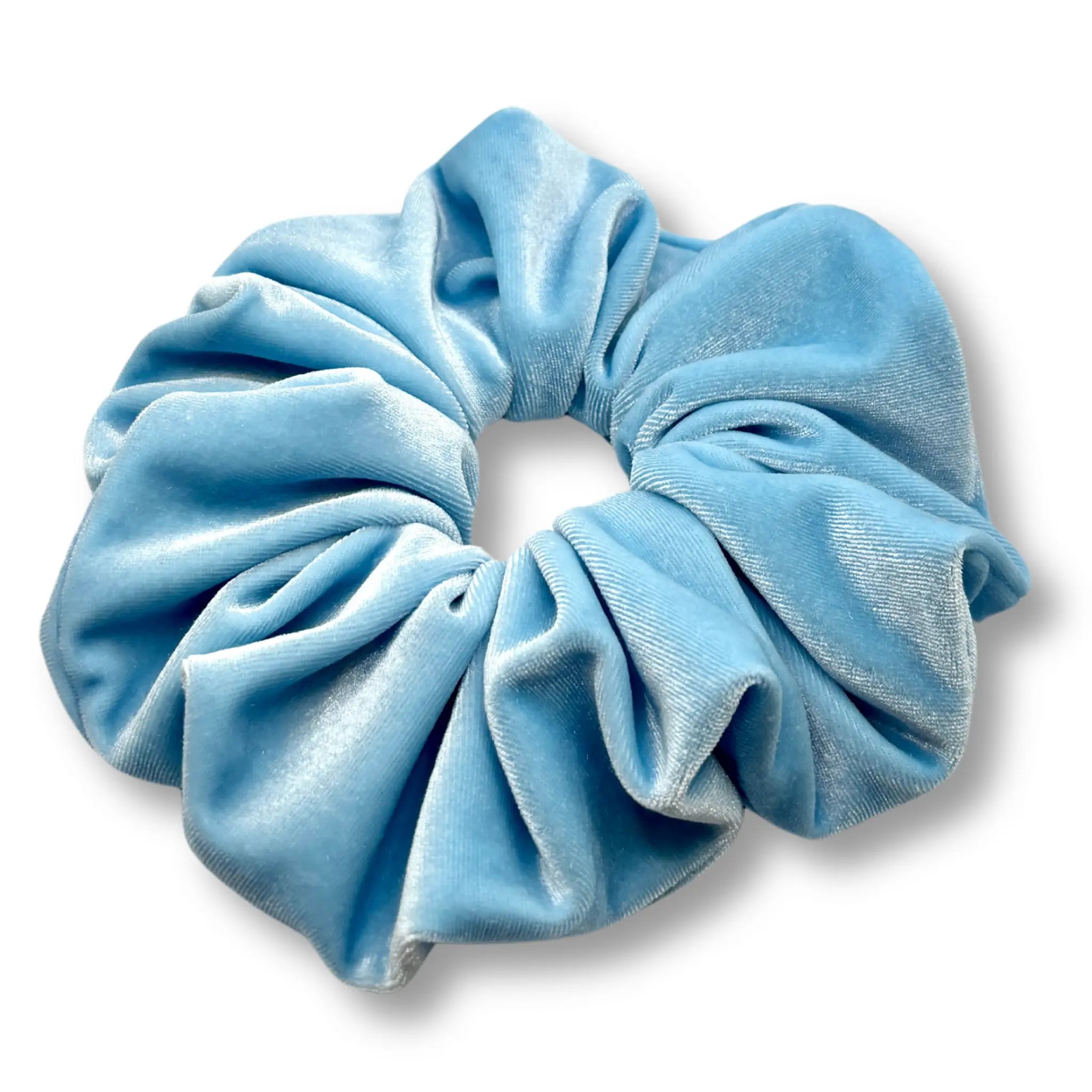 Baby Blue Velvet Scrunchie - Enchanted Scrunch