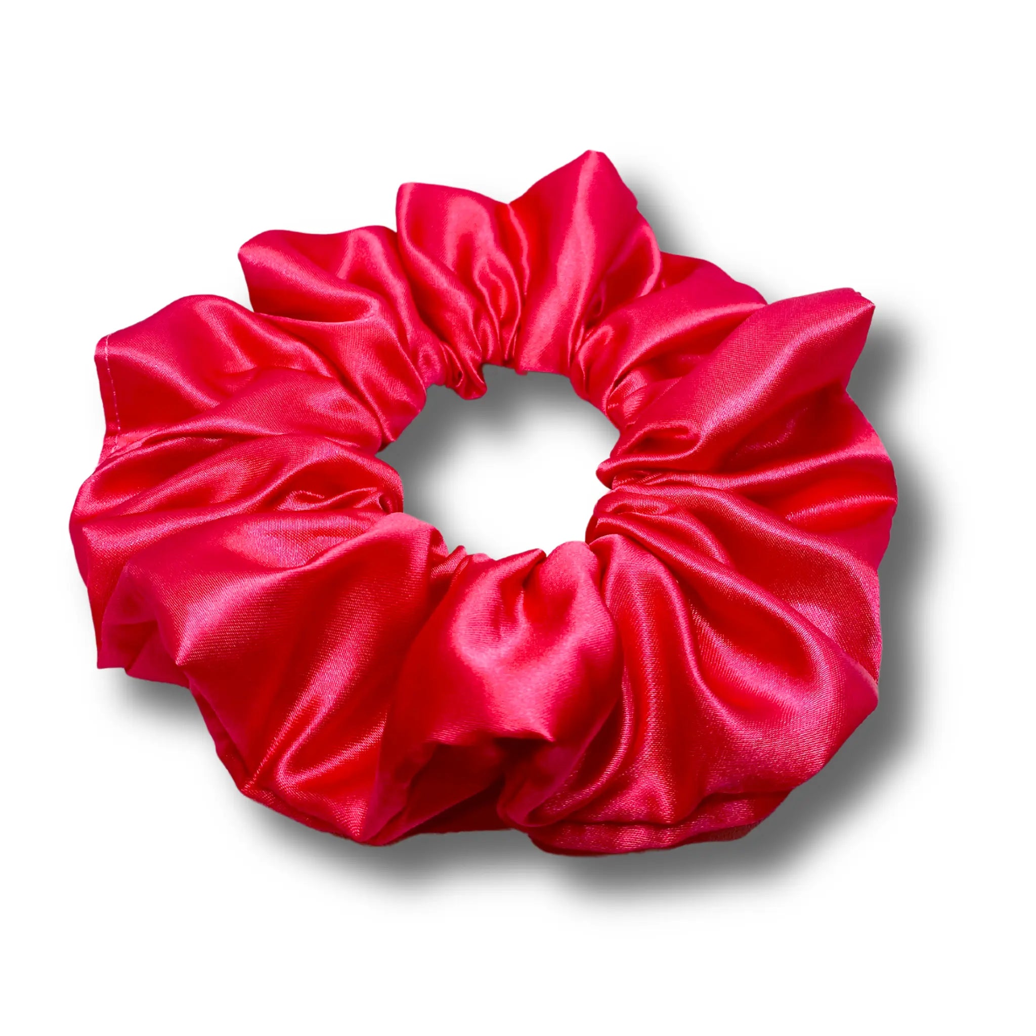 Hot Pink Silk Scrunchie - Enchanted Scrunch