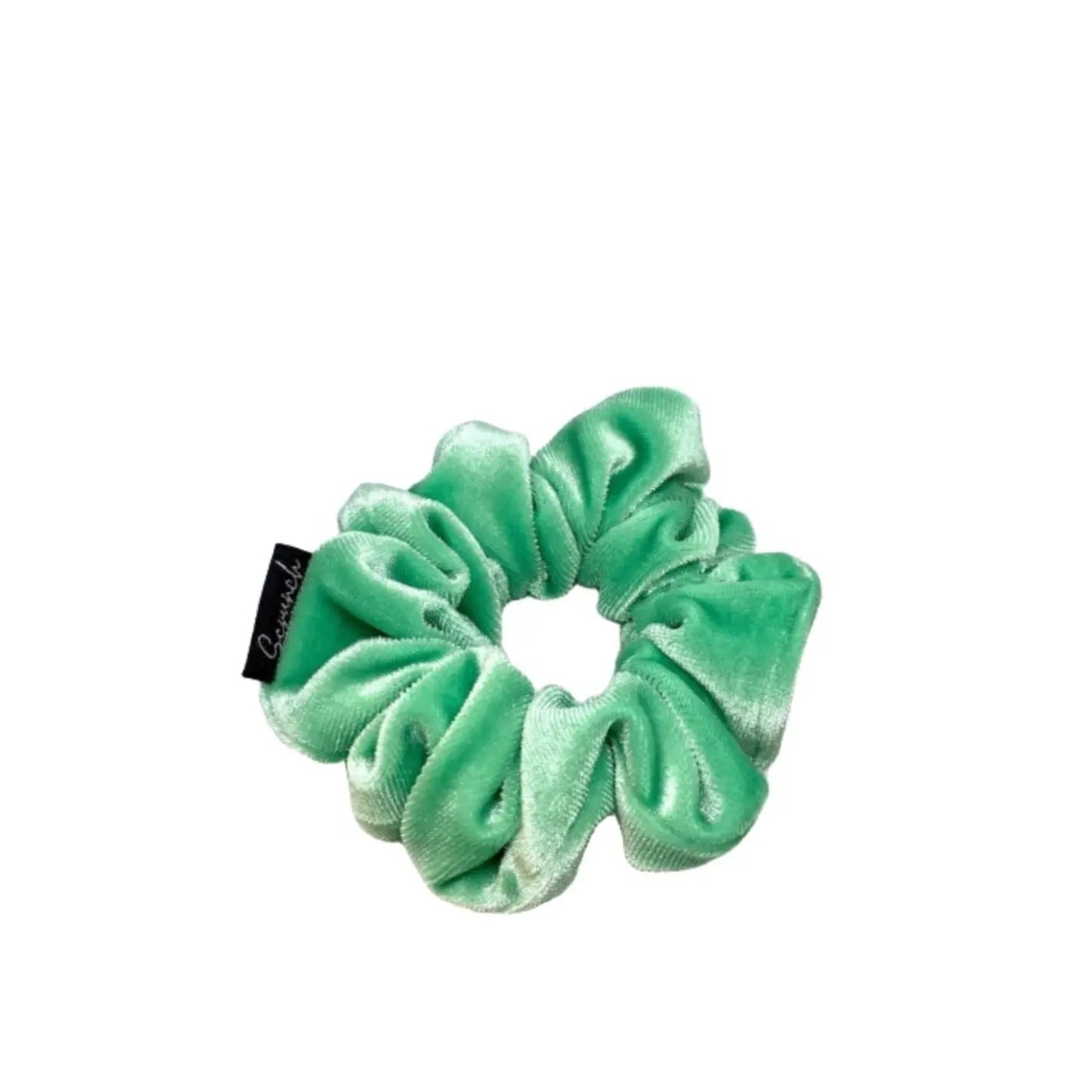 Mini Mint Green Velvet Scrunchie - Enchanted Scrunch